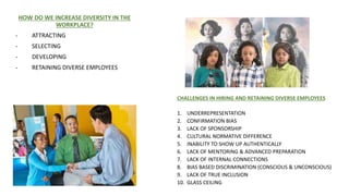 Overview Inclusion & Diversity - students | PPTX