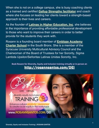 Diversity, Equity and Inclusion Training to Promote Racial Equity | PDF