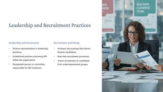 Diversity, Equity & Inclusion (DEI) Checklist with eAuditor Audits ...