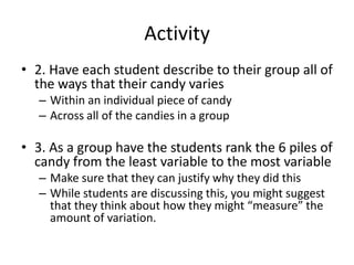 Diversity Exercise- Candy | PPT