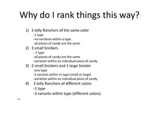 Diversity Exercise- Candy | PPT