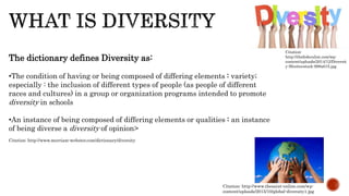 Diversity group presentation | PPTX