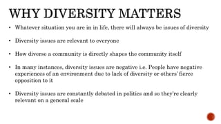 Diversity group presentation | PPTX