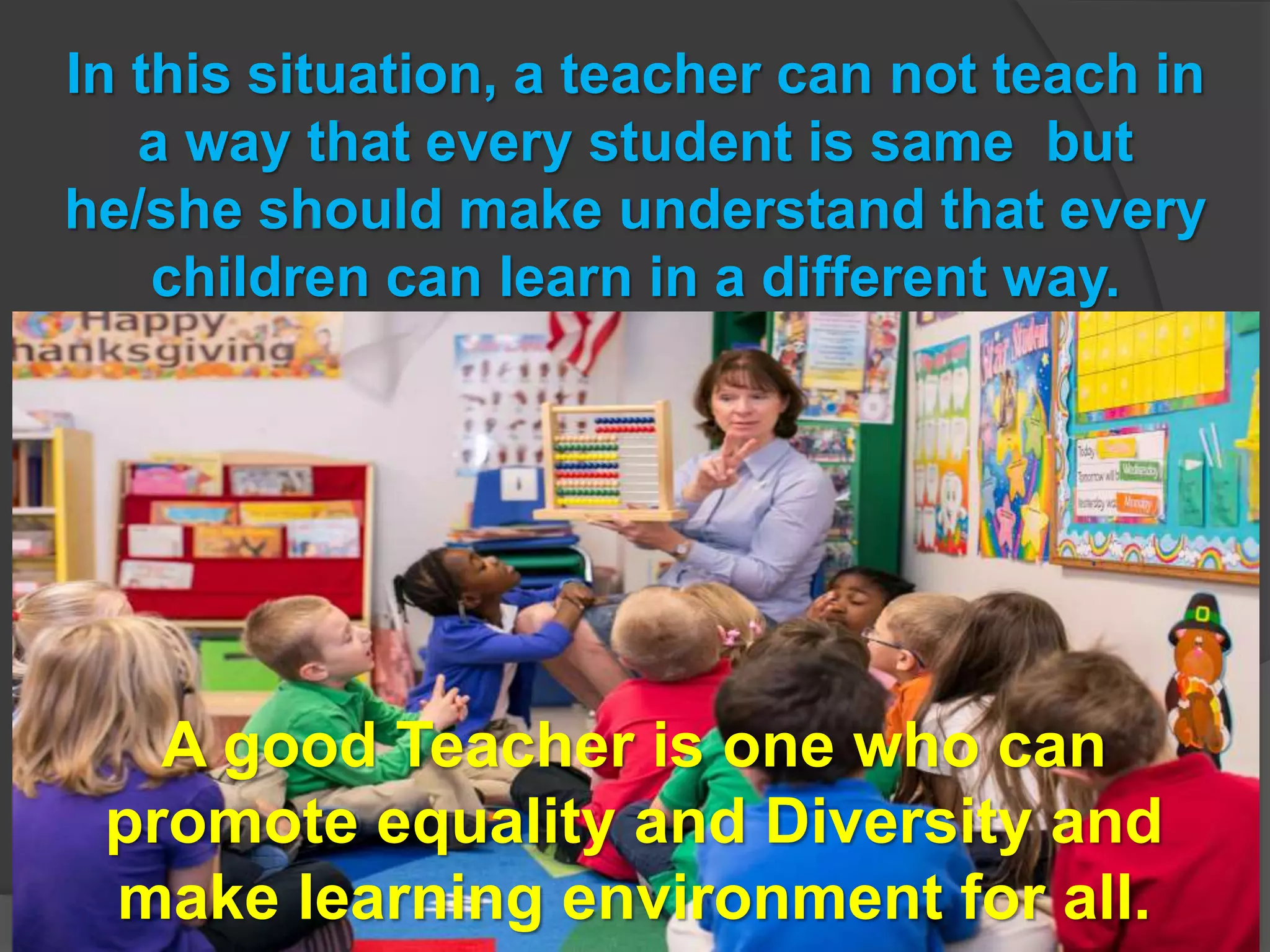 Diversity in classroom | PPTX