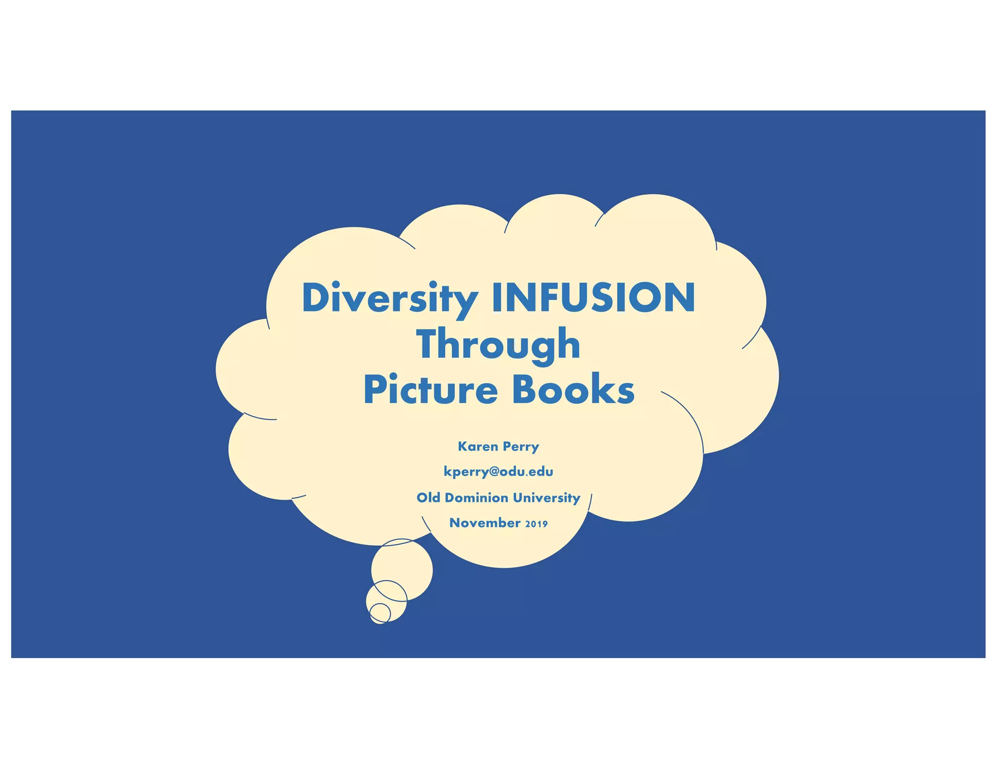 Diversity infusion through picture books | PPT