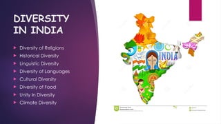 DIVERSITY IN INDIA.pptx by yash chandra1 | PPTX