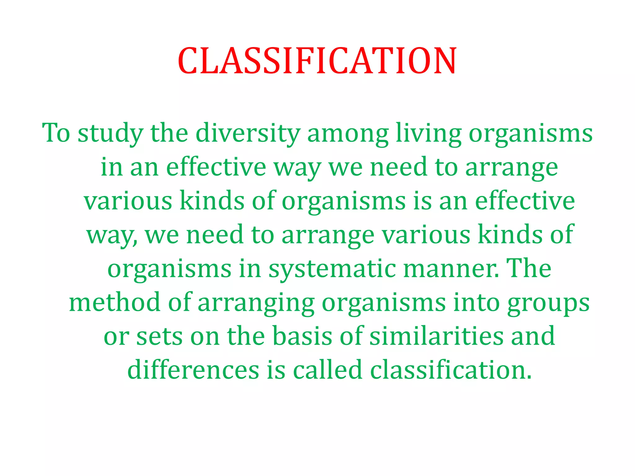 Diversity in living organisms | PDF
