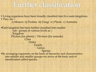 Diversity in living organisms | PPTX