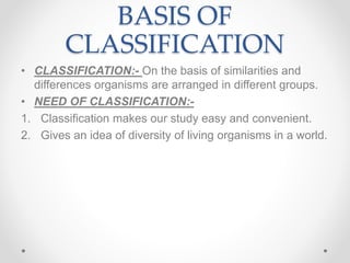 Diversity in living organisms | PPT