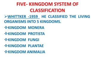 Diversity in living organisms | PPT