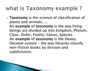 Diversity in living organisms | PPTX