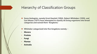DIVERSITY IN LIVING ORGANISMS.pptx