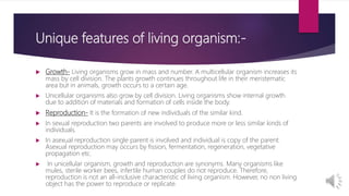 Diversity in living world(Basics) | PPTX