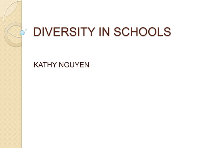 Diversity in schools | PPT