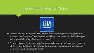 Diversity in the Automobile Industry SlideShare | PPTX