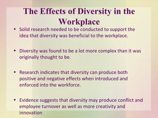 Diversity in the workplace | PPT