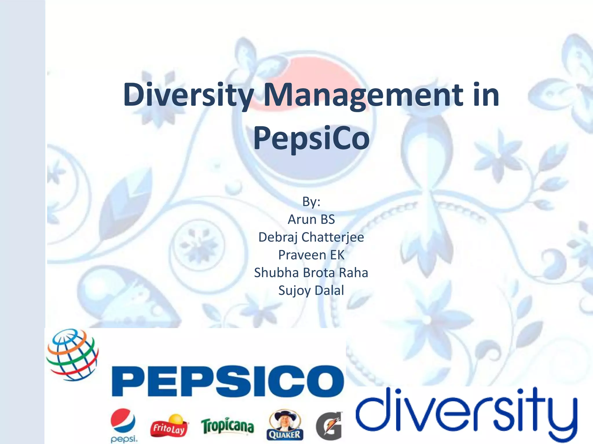 Diversity Management in Pepsi Co | PDF