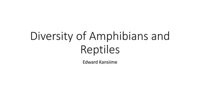 Diversity of Amphibians and Reptiles.pptx