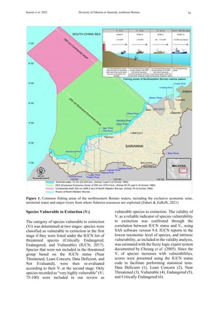 Diversity of fisheries in Sarawak, Northwest Borneo: Present status and ...