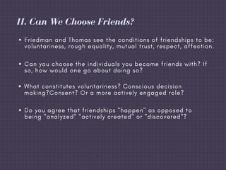 Diversity of Friendships | PDF