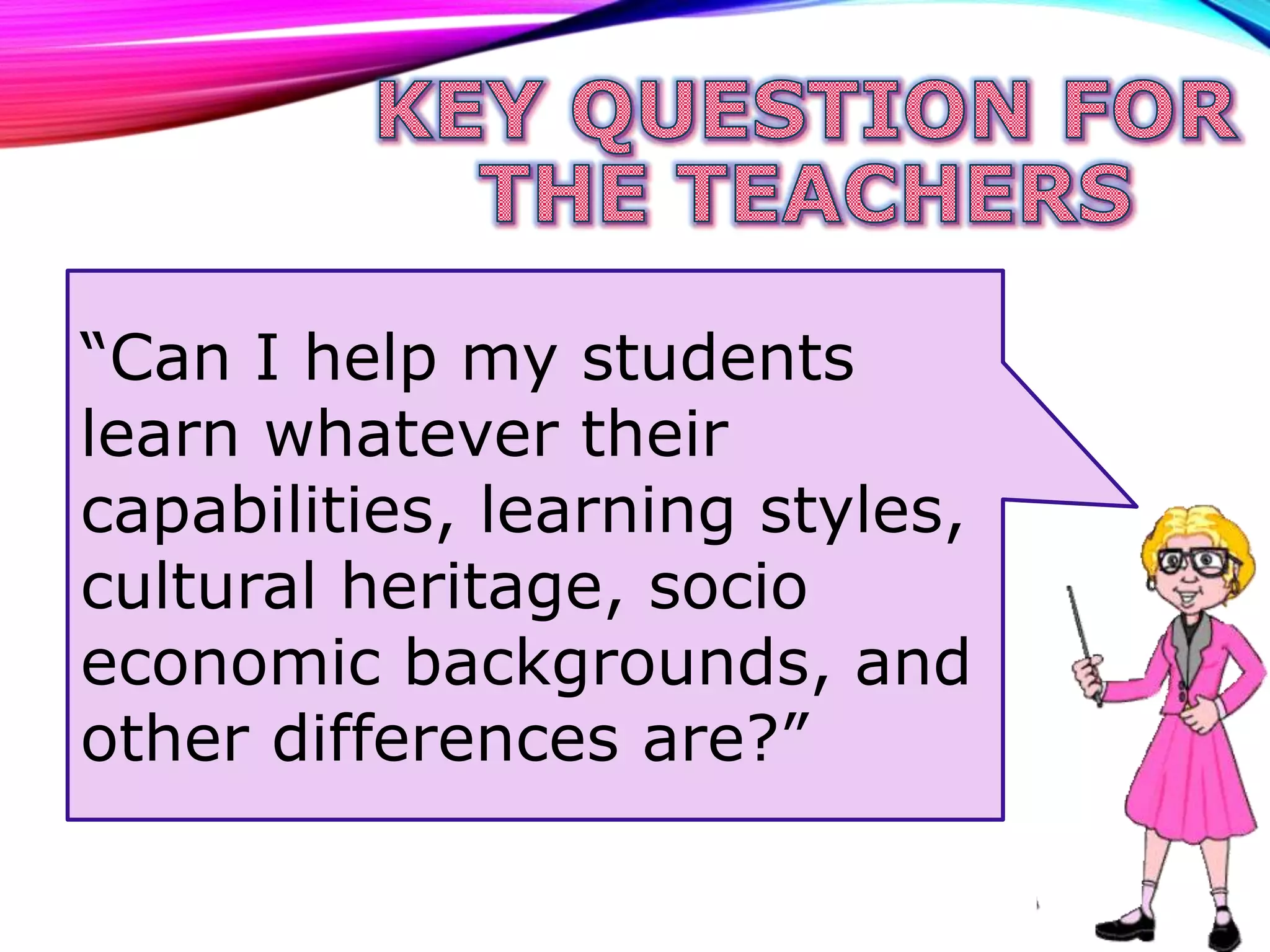 Diversity of learners | PPTX