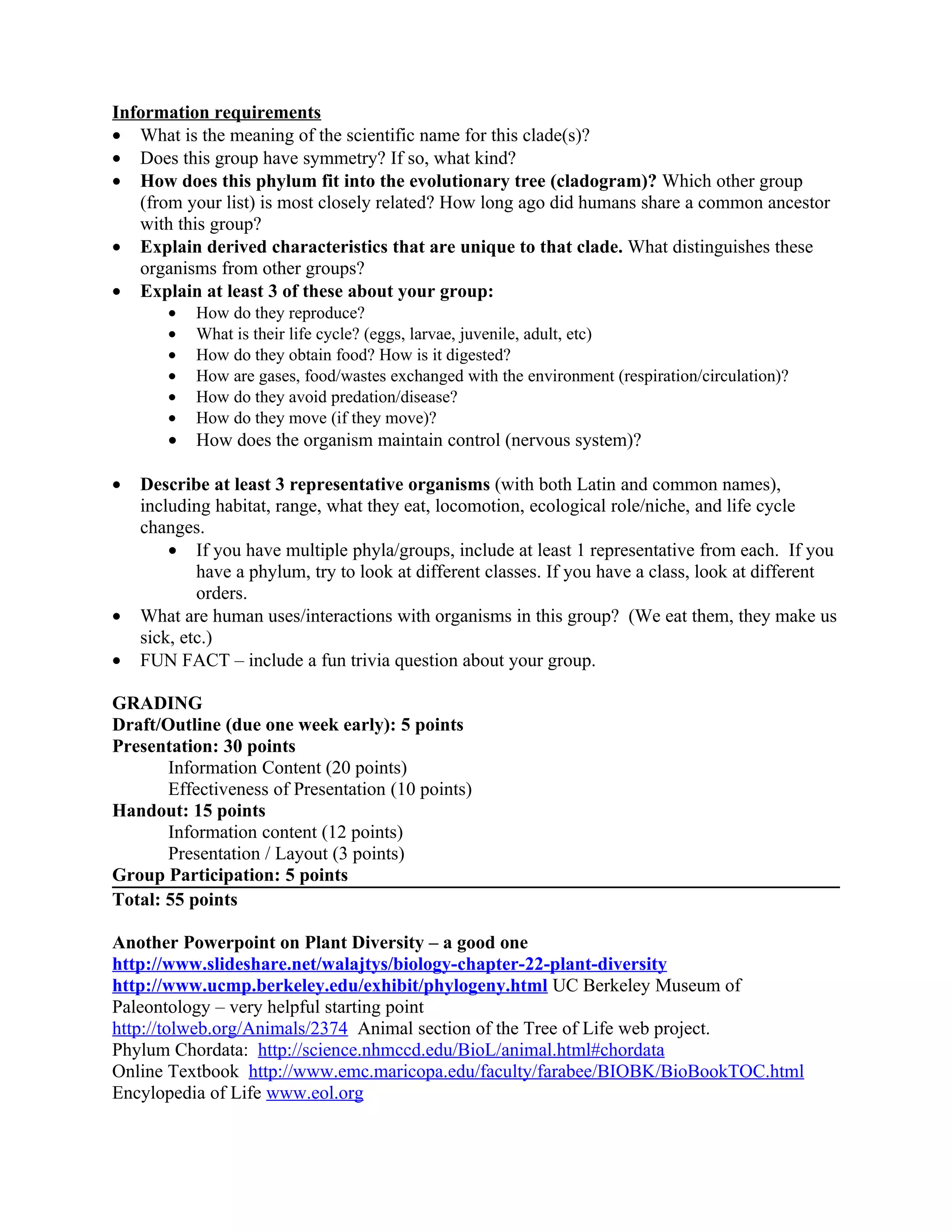 Diversity Of Life Project Acs V1 2 | DOC