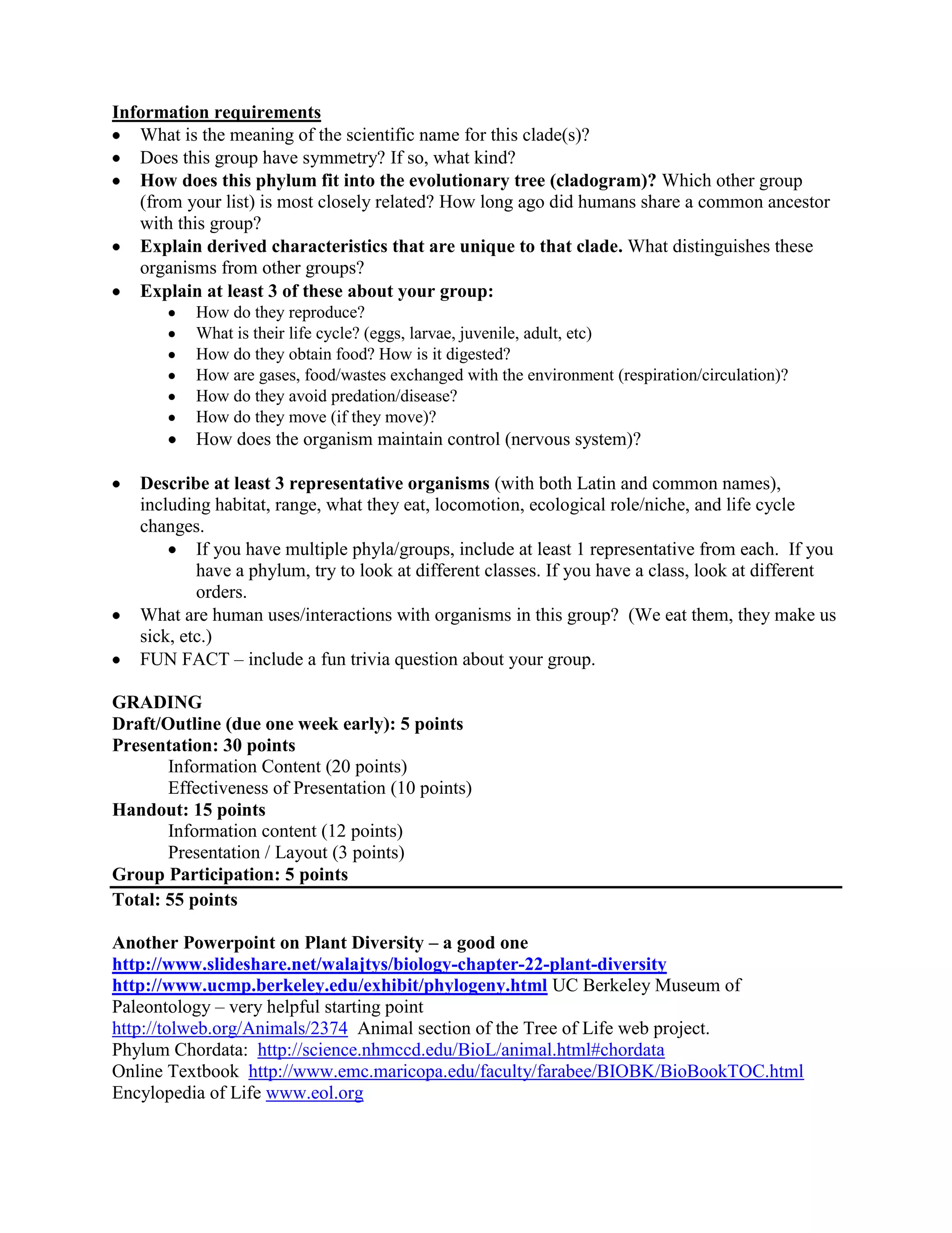 Diversity Of Life Project Acs V1 2 | DOC