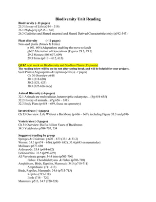 Diversity Of Life Project Acs V1 2 | DOC