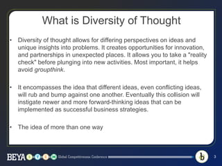 Diversity of Thought - What it is and how do you implement it as a ...