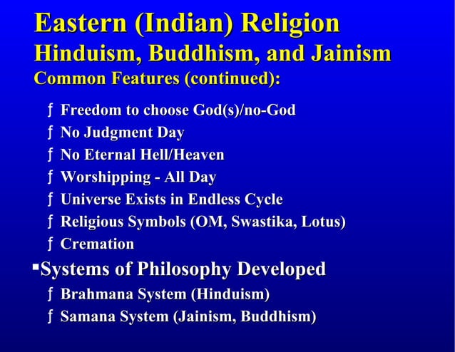 Diversity of world religious expression hinduism*buddhism*jainism | PPS
