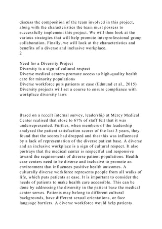 Diversity Project Kickoff PresentationLearner’s NameCapella .docx