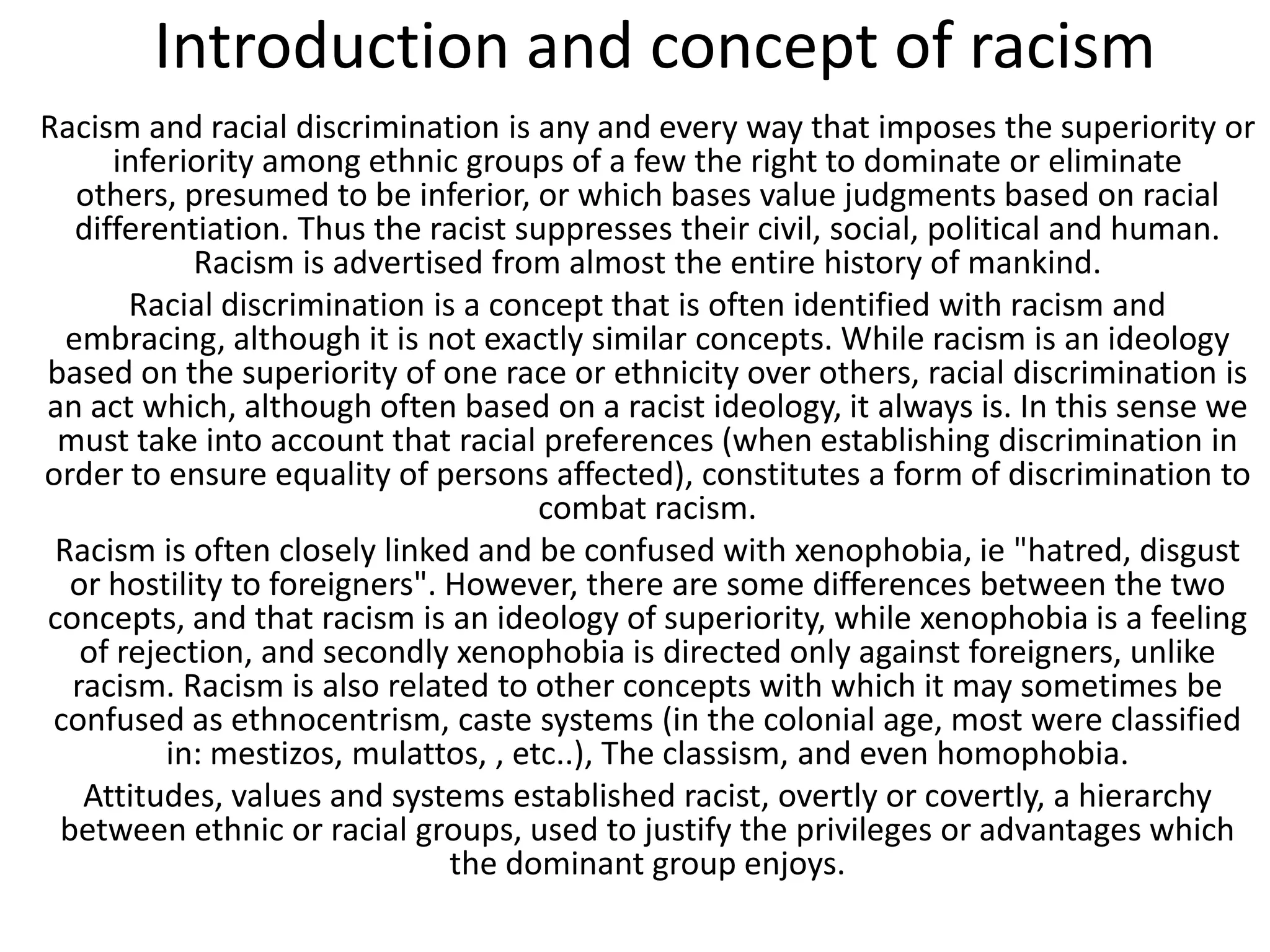 Diversity Project: Racism | PPT