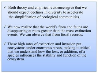 Diversity stability debate and its relevence in pests | PPTX