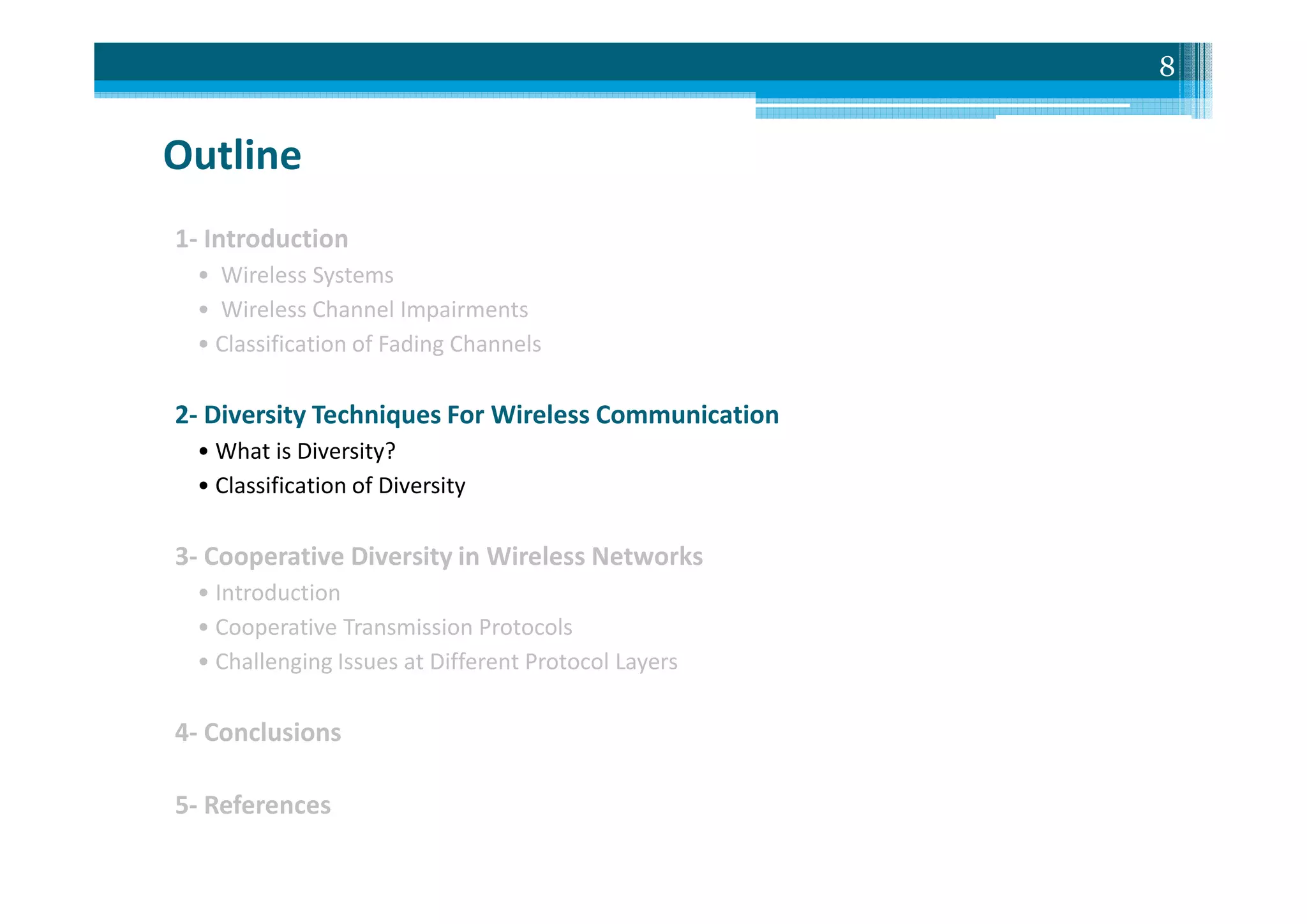 Diversity Techniques in Wireless Communication | PDF