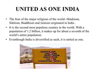 Diversity units India | PPTX