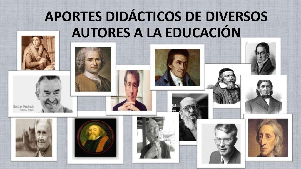 Diversos autores de la didactica