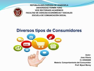 Diversos tipos de consumidores | PPTX