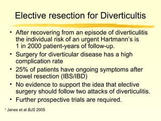 Diverticular disease | PPT