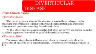 Diverticular Disease-Lower GI Hemorrhage | PPTX