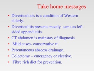 Diverticular disease of colon.pptx