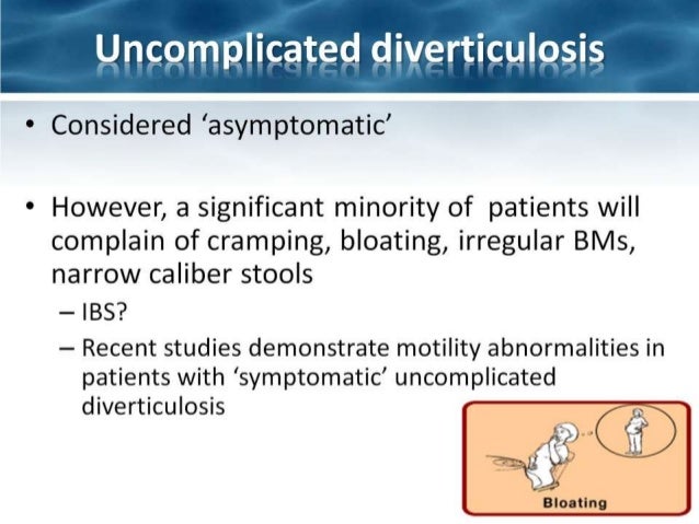 Diverticulitis And Thin Stools Multiple Gastrointestinal Tract