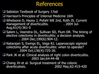 Diverticulitis | PPT