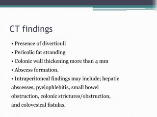 Surgical Management of Colonic Diverticulitis | PPTX
