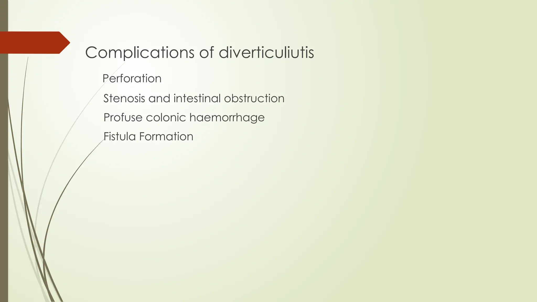diverticulitis.pptx surgery ppt diverticulitis | PPTX