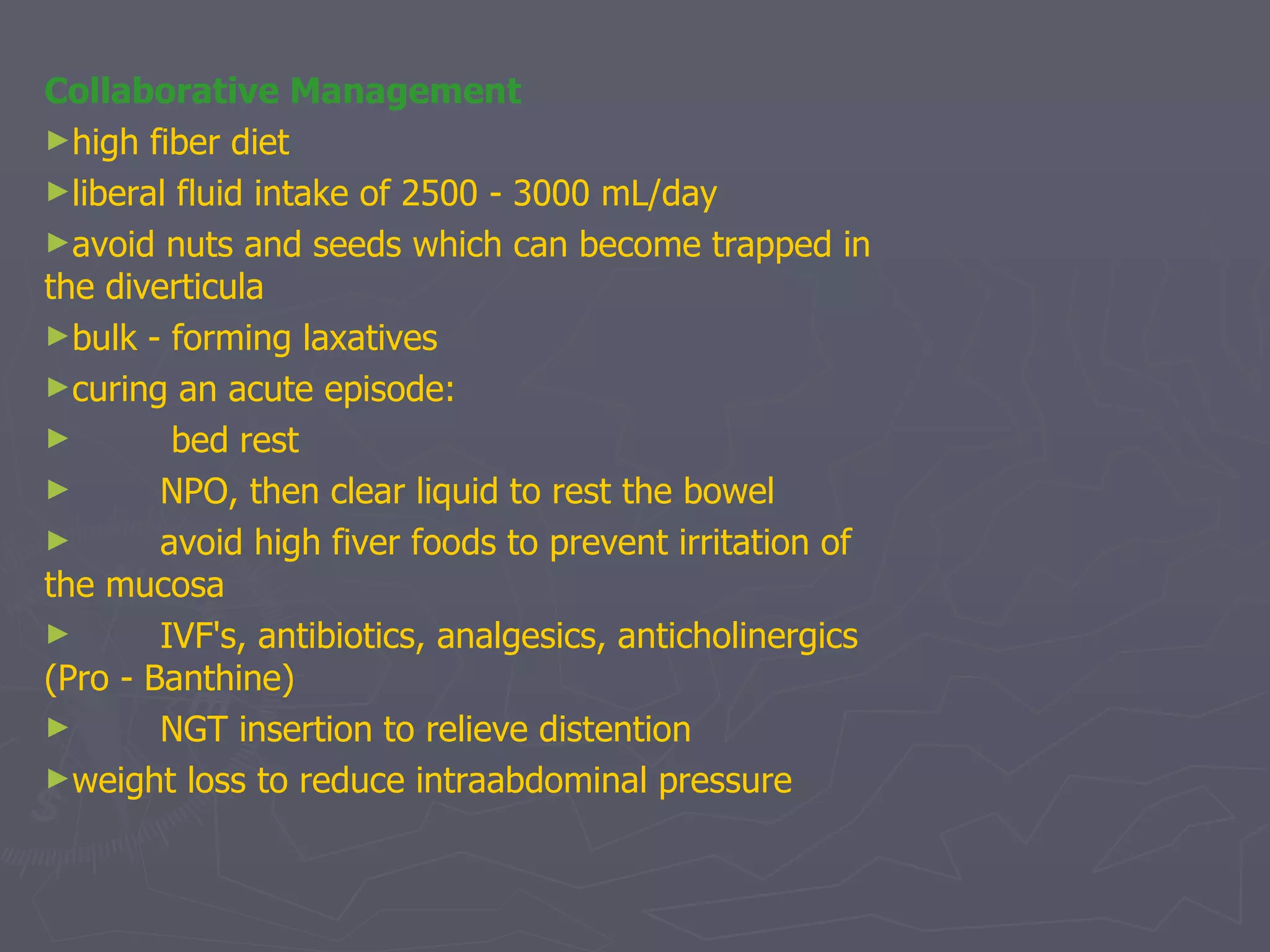 Diverticulitis | PPT