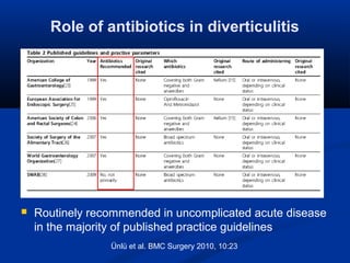 Controversies in diverticular disease and diverticulitis conference ...