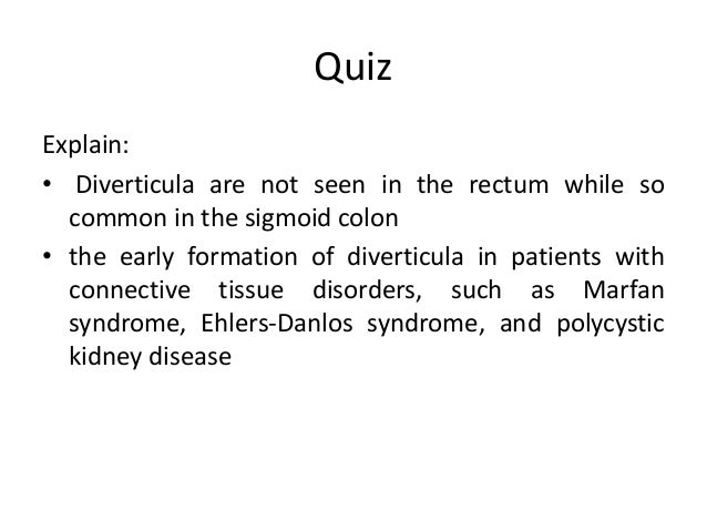 Diverticulosis and diverticular disease | PPT