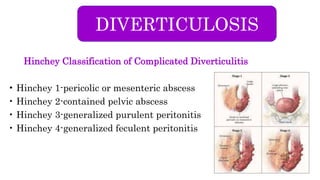 Diverticulosis, volvulus & rectal prolapse | PPTX