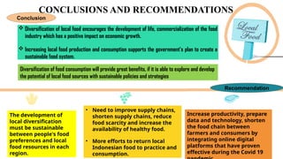 Local Food Diversification (Divertifikasi Pangan Lokalfinal) | PPTX
