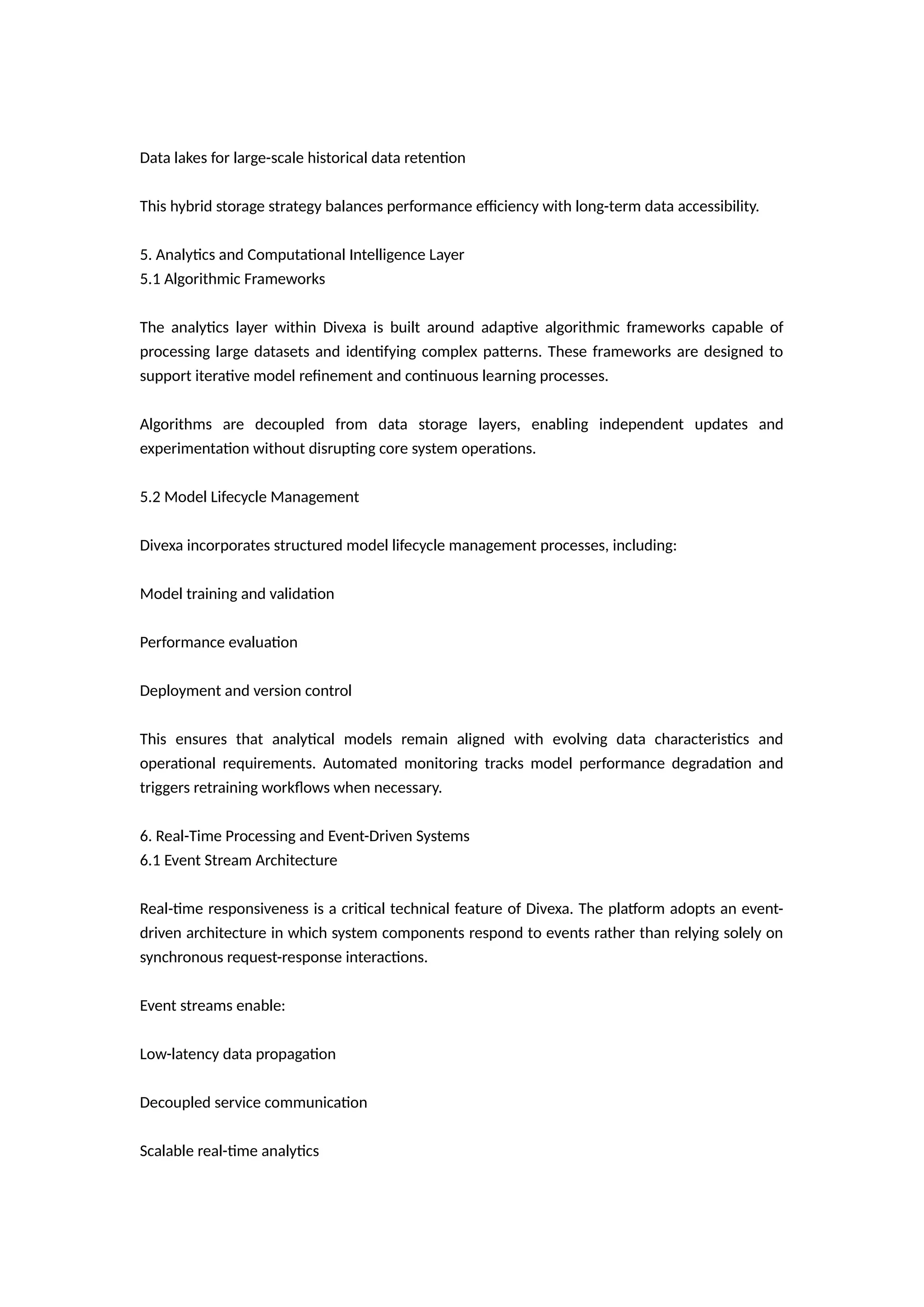 Divexa: System Design and Data Infrastructure Analysis | DOCX